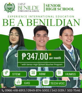 Experience International Education. Be a Benildian! – Saint Benilde ...