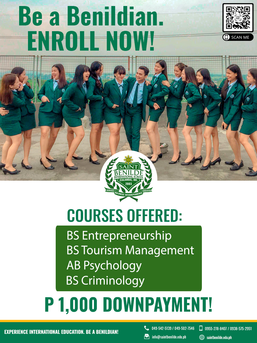 College Programs Offered – Saint Benilde International School (Calamba ...